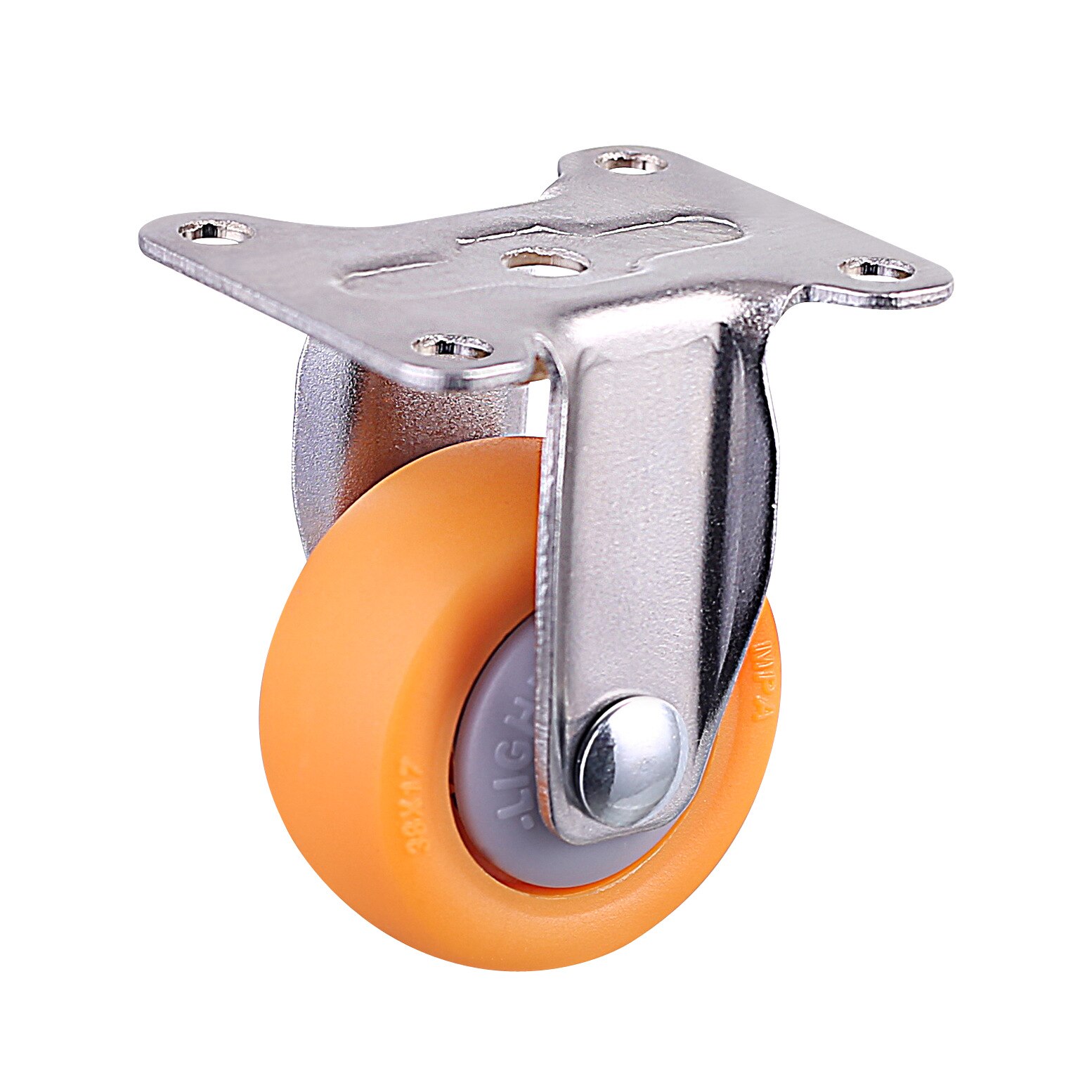 1 Inch 2pcs Top Plate Fixed Castor Nylon Wheels Tr... – Grandado