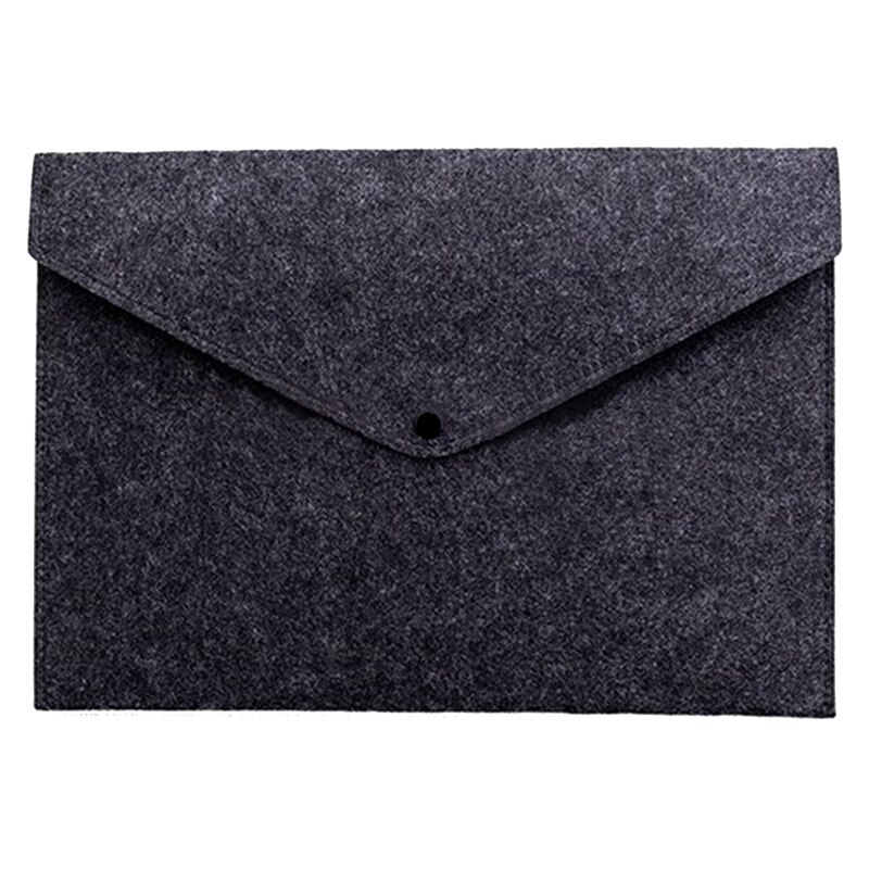 A4 Felt File Bag Simple Solid Office Big Capacity ... – Vicedeal