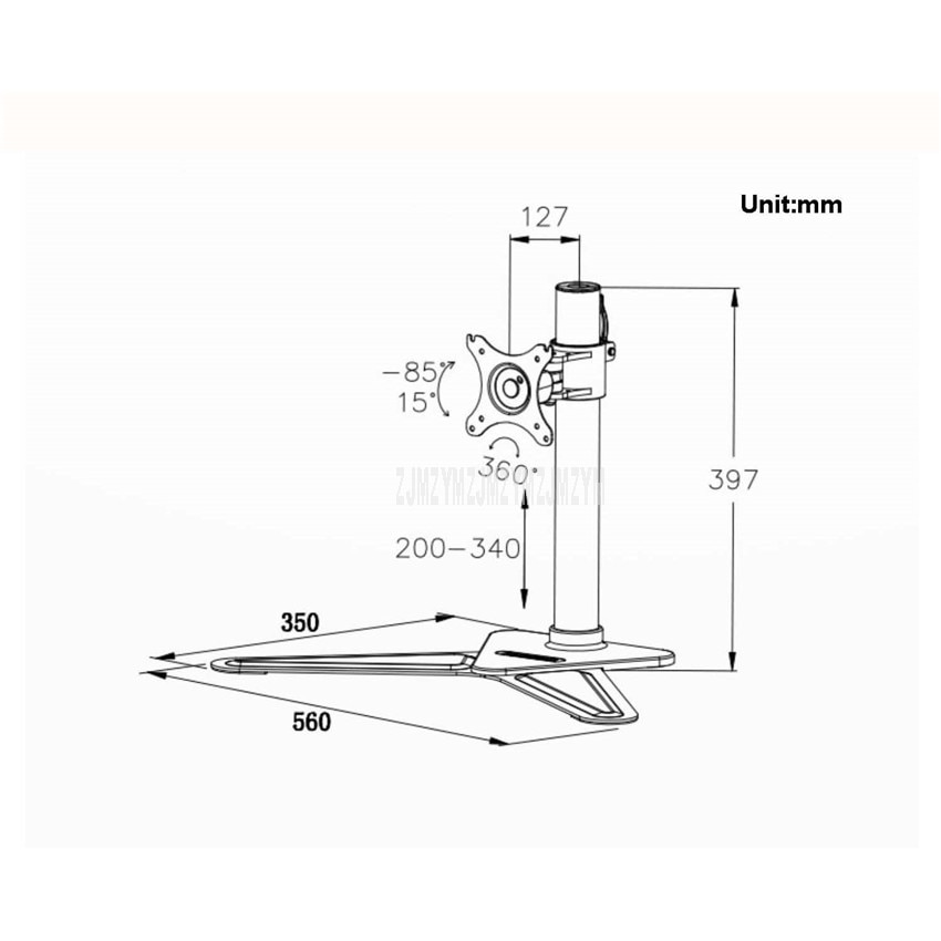 Universal Monitor LCD Desktop Montar Titular Rack ... – Grandado
