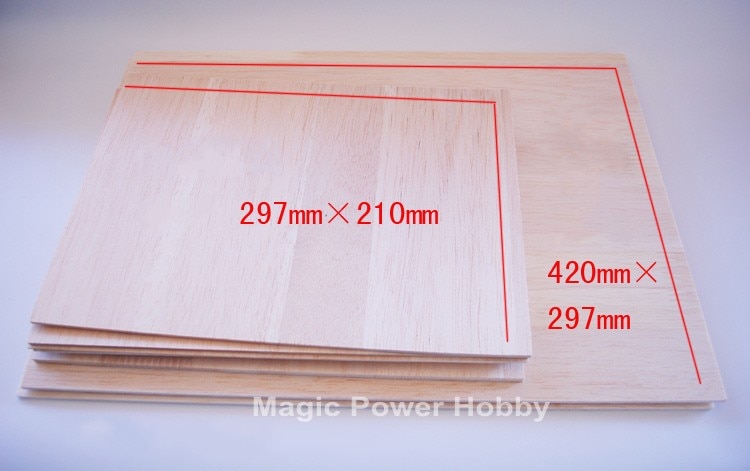 Aaa + balsa träplåt balsaplywood a3 a4 storlek 42... – Grandado