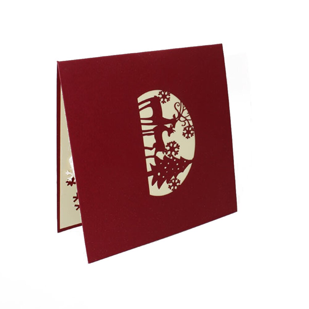 LED Light Music 3D Pop Up Greeting Cards Christmas... – Grandado