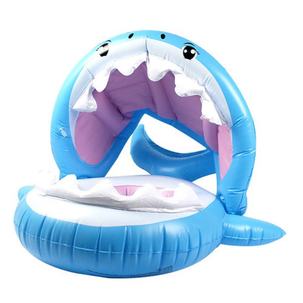 Big Shark Inflatable Swimming Ring Unisex Swimming... – Vicedeal