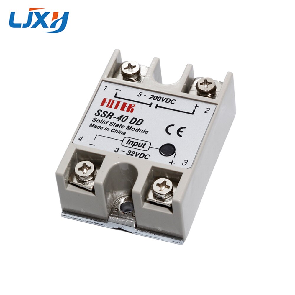 LJXH DC-DC SSR Solid State Relay 10DD 25DD 40DD 75... – Grandado