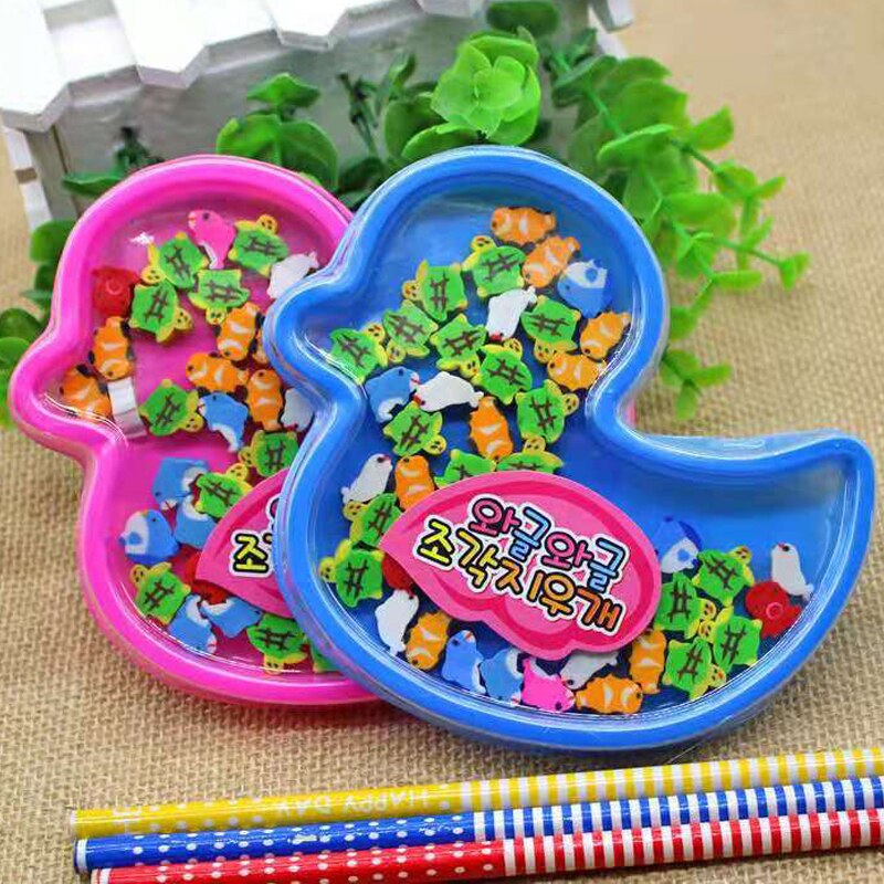 1set Cute Marine Animal Eraser Rubber Eraser Art S... – Vicedeal
