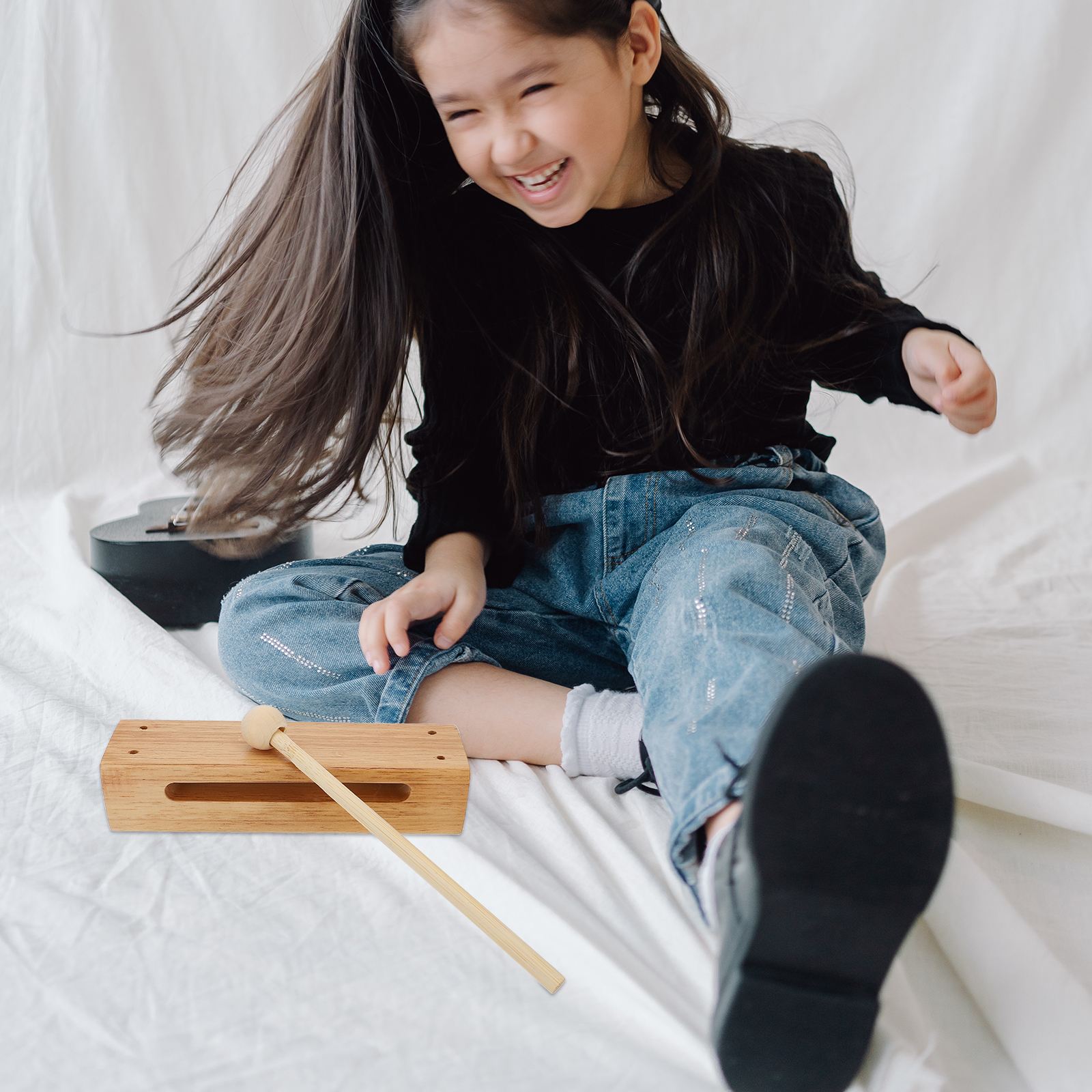 1pc Wooden Clapper Clackers Percussion Instrument ... – Grandado