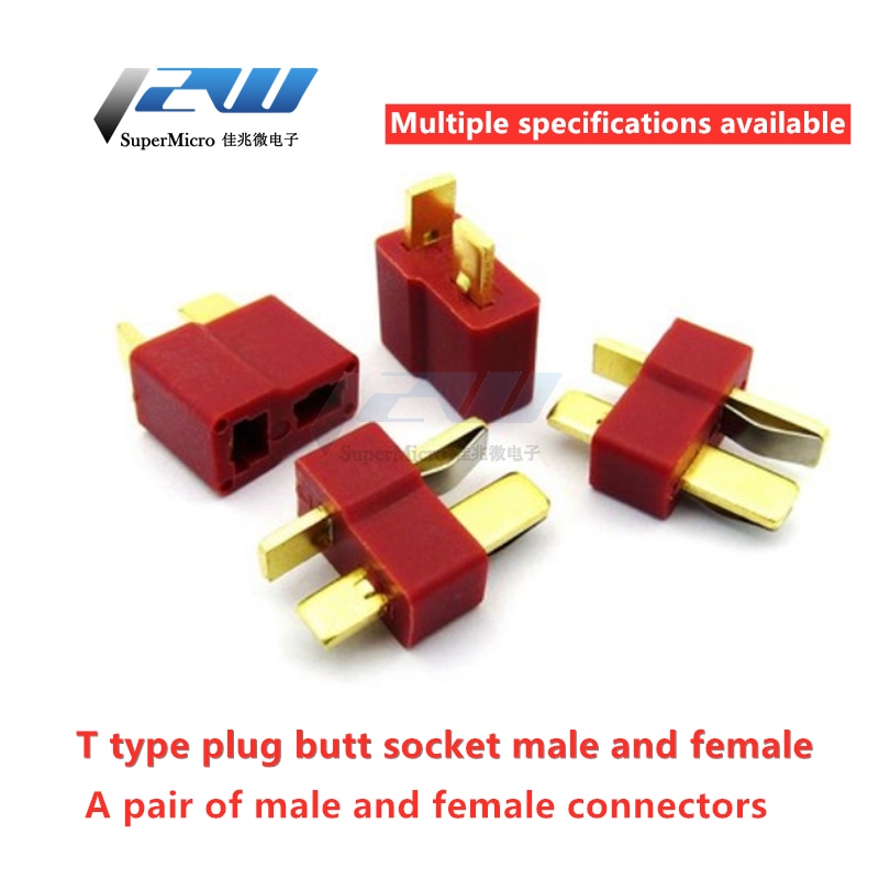 10 Pairs T Plug Male and Female Deans Style Connec... – Grandado