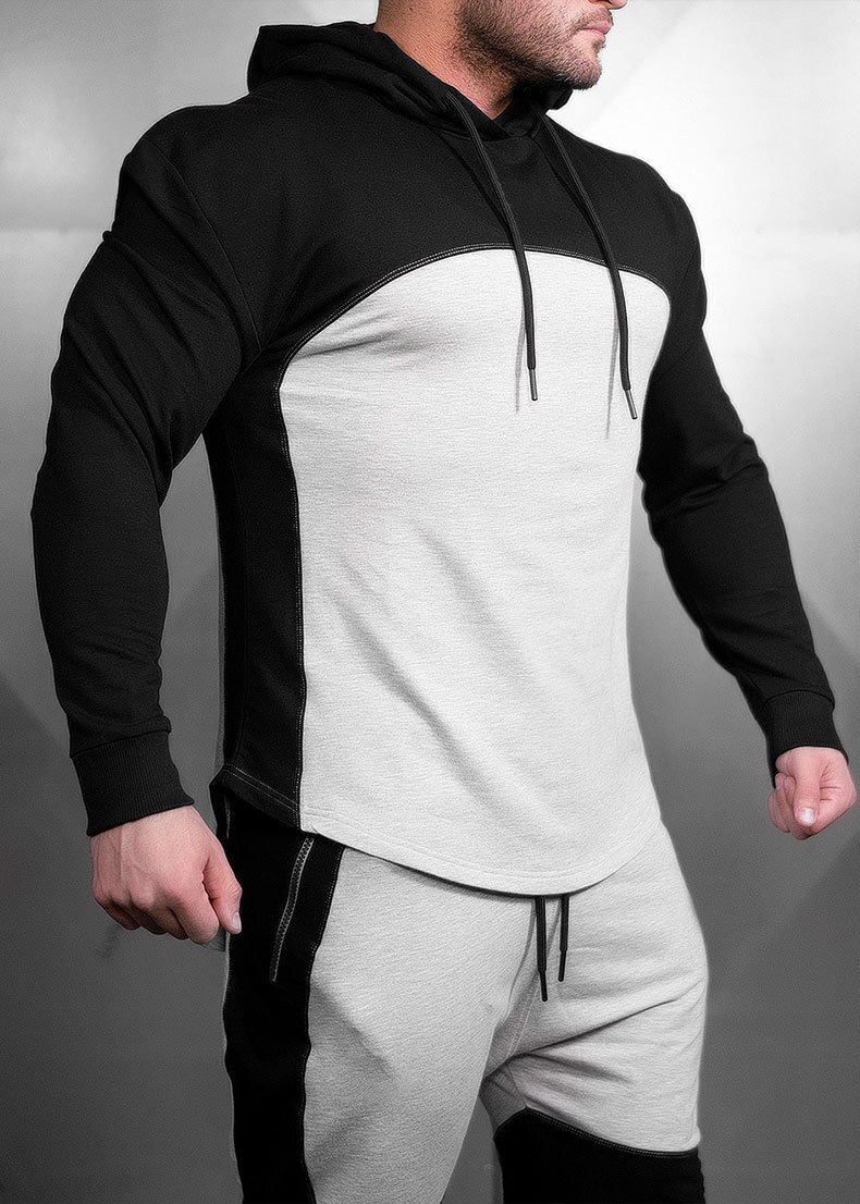 Fitness Sport Hooded Jacket Mens Jogging Running S... – Grandado