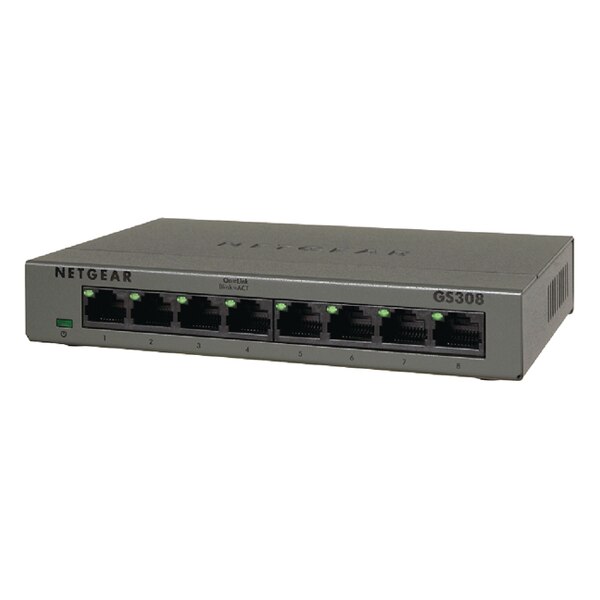 Desktop Switch Netgear GS308-100PES 8P Gigabit – Vicedeal