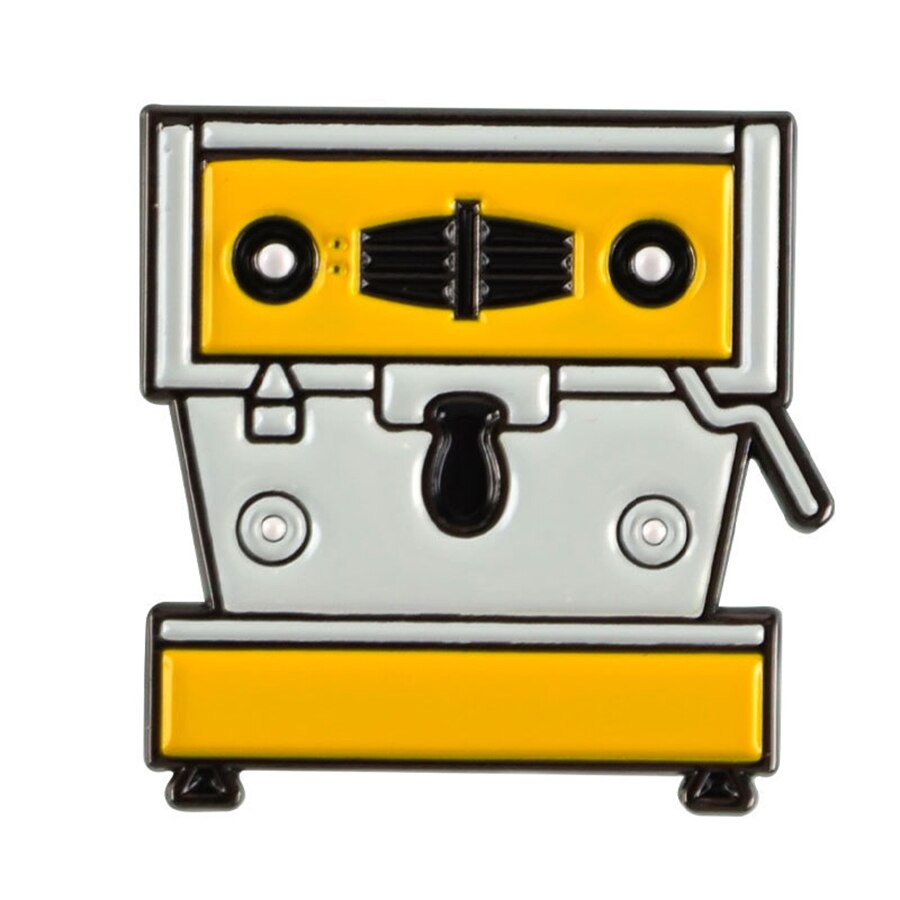 Espresso Barista Koffie Broche Mini Metalen Retro ... – Vicedeal