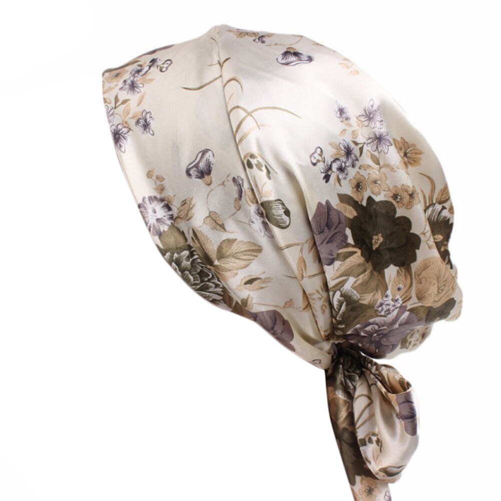 Women night sleeping cap head wrap Bowknot Turban ... – Vicedeal