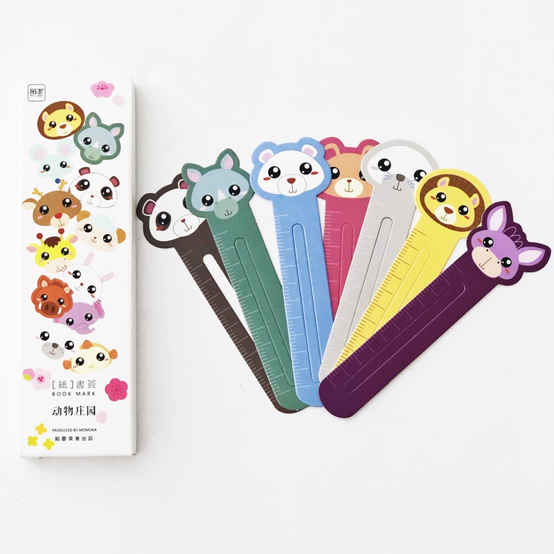 30 pcs /Pack Cute Animals Garden Hard Paper Bookma... – Vicedeal