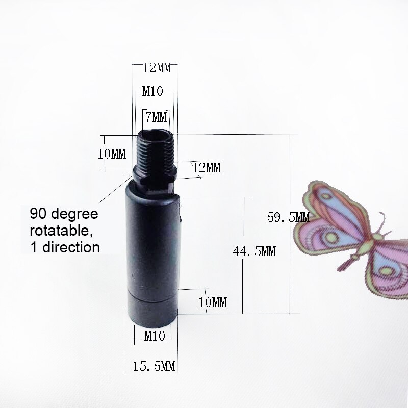 steel light hanger connector inner outer M10x1 rot... – Grandado