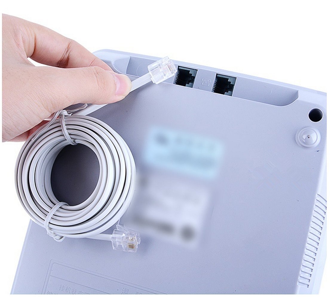 10Meters RJ11 6P4C Modular Telephone Cord Extensti... – Grandado
