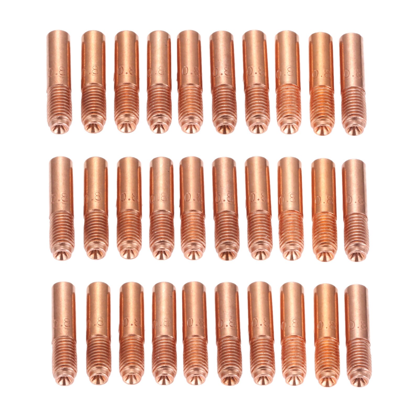 30Pcs .030" 000 067 MIG Contact Tips Tubes Fit for... – Grandado