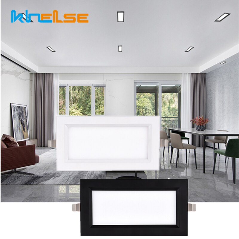 Square LED Recessed Ceiling Downlight 12W 180 Beam... – Vicedeal