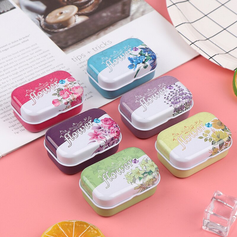 Mini Flower Tin Trinket Coin Box Jewelry Storage C... – Vicedeal