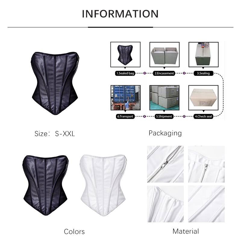 Off The Shoulder Low Cut Corset Top Women Overbust... – Vicedeal