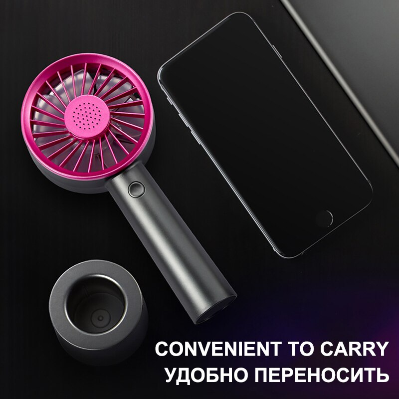 USB Cooling Portable Mini Fan Portable Rechargeabl... – Vicedeal