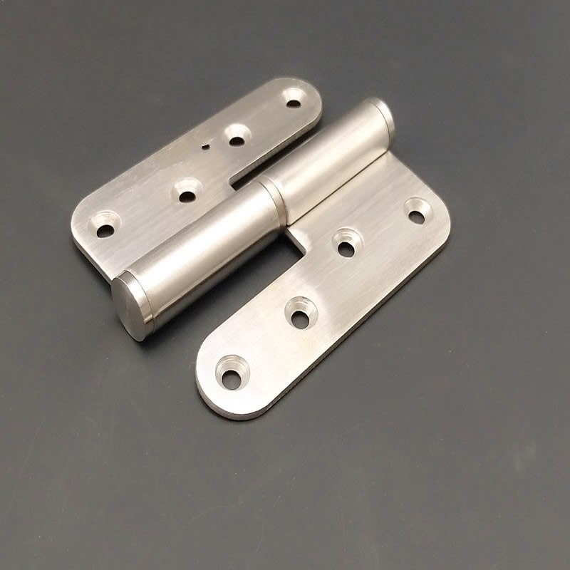 4 inch detachable, L-shaped hinge Round corner rel... – Grandado