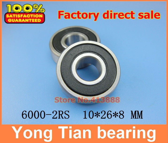 deep groove ball bearing 20pcs/lot 6000 2RS 6000RS... – Grandado