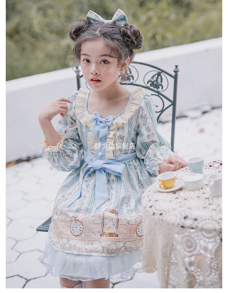 Prinses Thee Party Zoete Lolita Kids Jurk Retro Ka... – Grandado