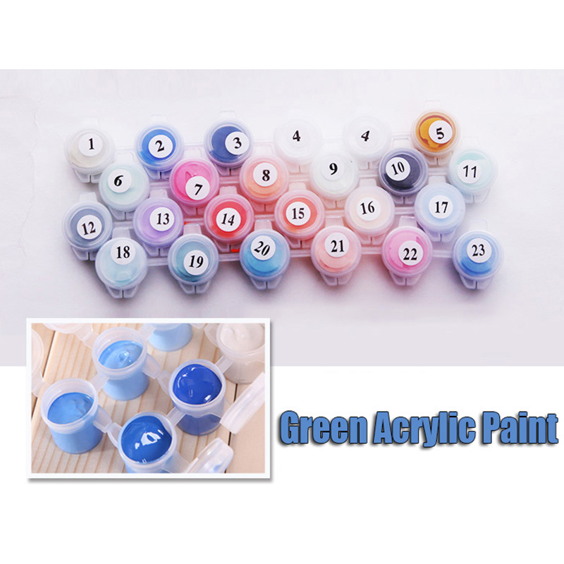 Framed DIY Painting By Numbers Beauty scenic laven... – Grandado