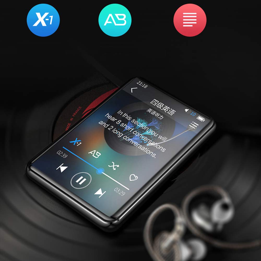 MP4 Player Bluetooth 16GB mit 2,4 zoll Full Touch ... – Vicedeal