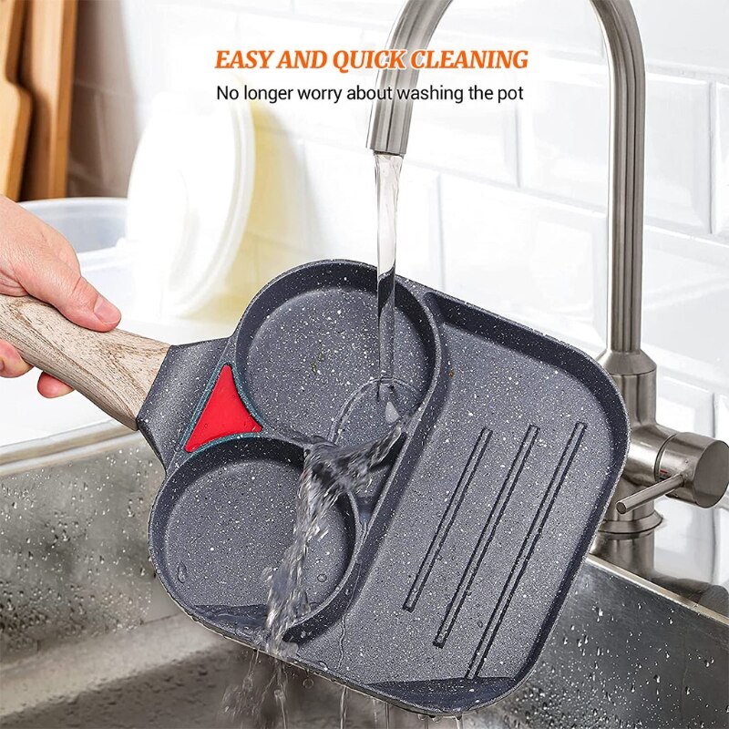 Cast Aluminum Non-stick Multi-section Frying Pans ... – Grandado