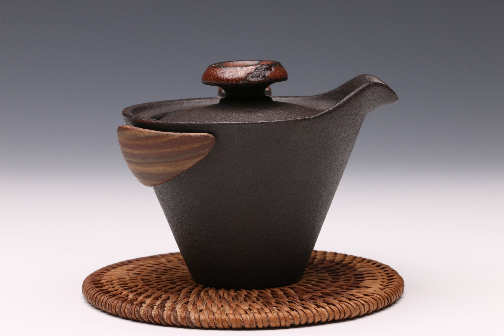 Hand Grab Retro Gaiwan Pottery Stoneware Teapot Po... – Grandado