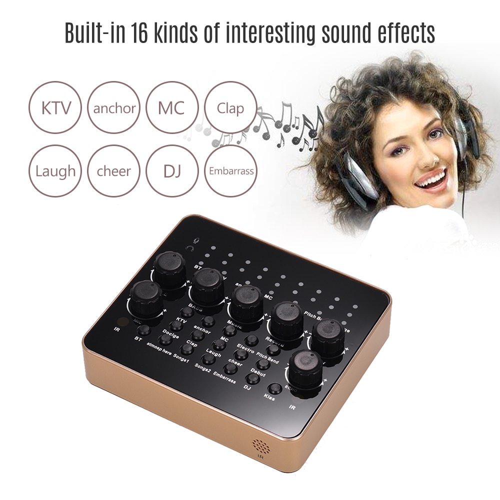 Live Sound Card Voice Changer Multiple Sound Effec... – Grandado