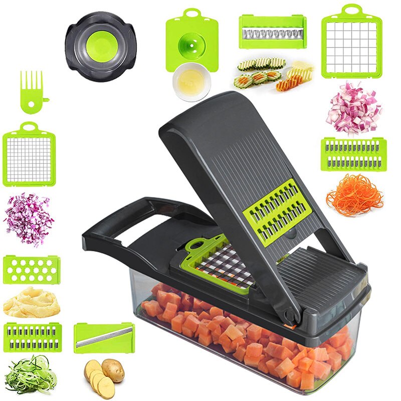 Multifunctional Vegetable Cutter Shredders Slicers... – Grandado