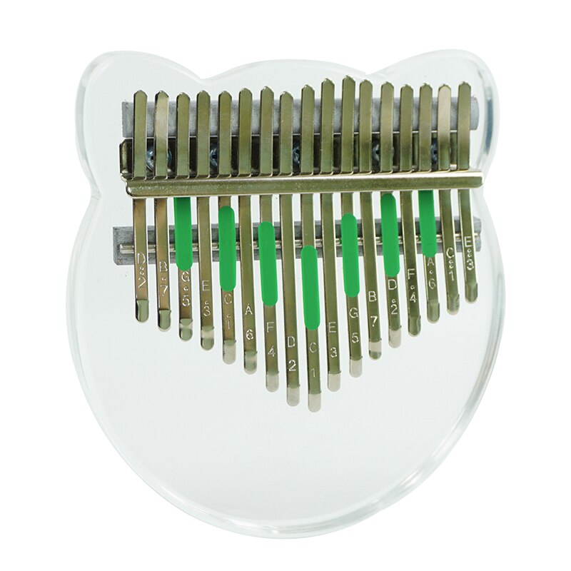 Kalimba Hammer 17-Key Acrylic Tuning Thumb Piano T... – Vicedeal
