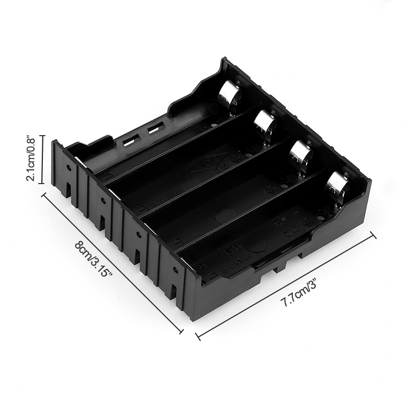 ABS 18650 Black Power Bank Cases 1X 2X 3X 4X 18650... – Grandado