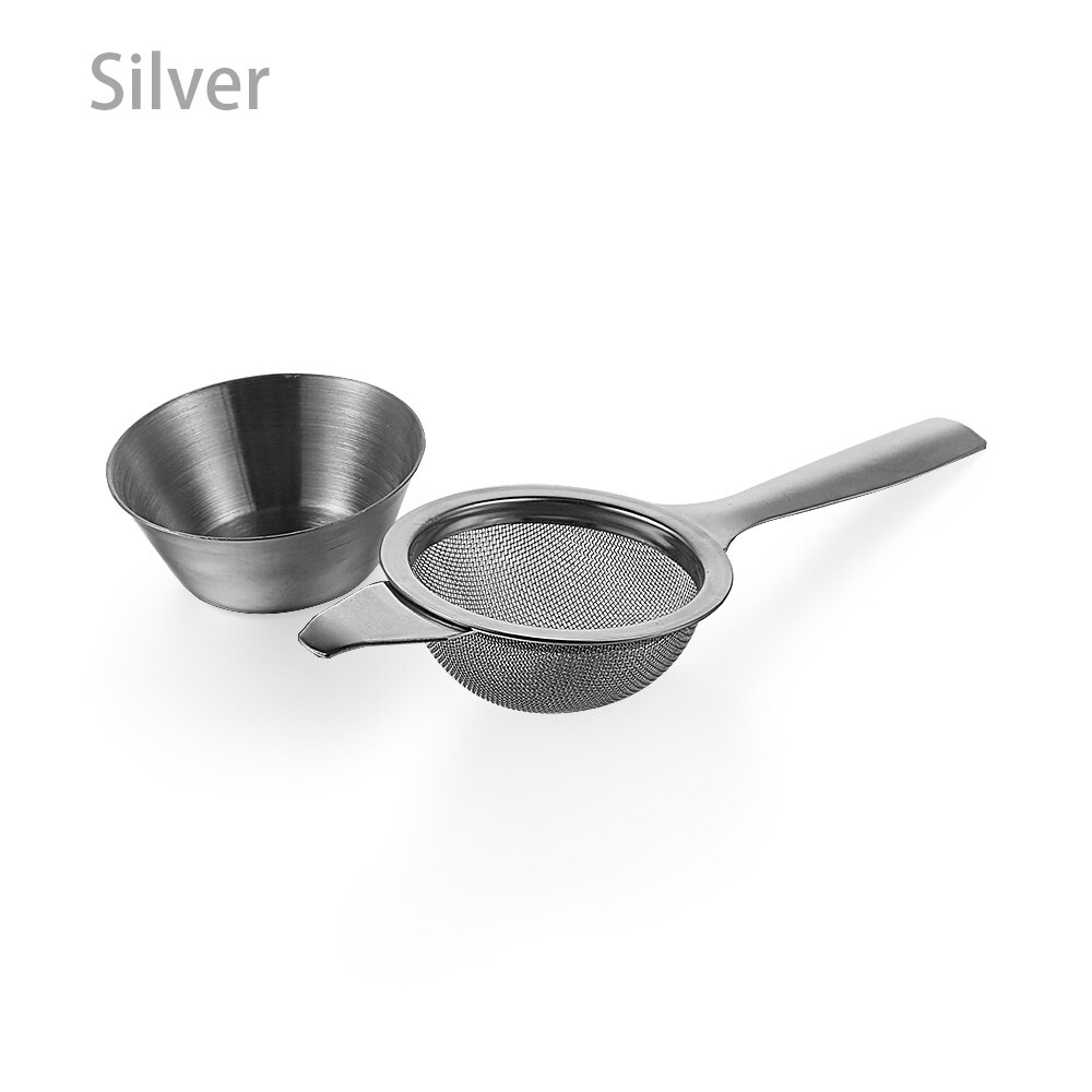 1 set Stainless Steel Mesh Colander Tea Infuser Me... – Vicedeal