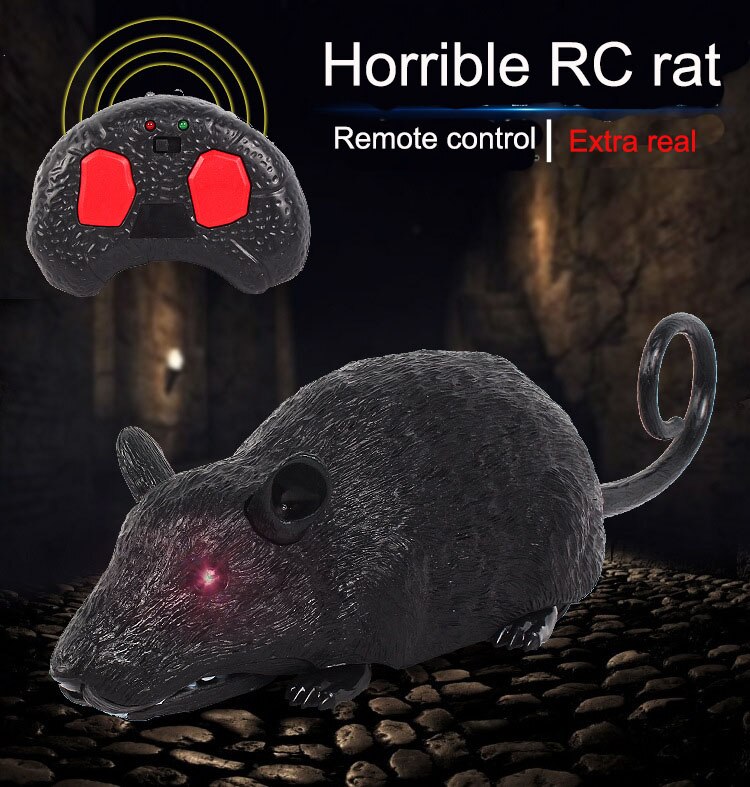 Chiger juguetes RC Mouse alta simulación horrible ... – Grandado