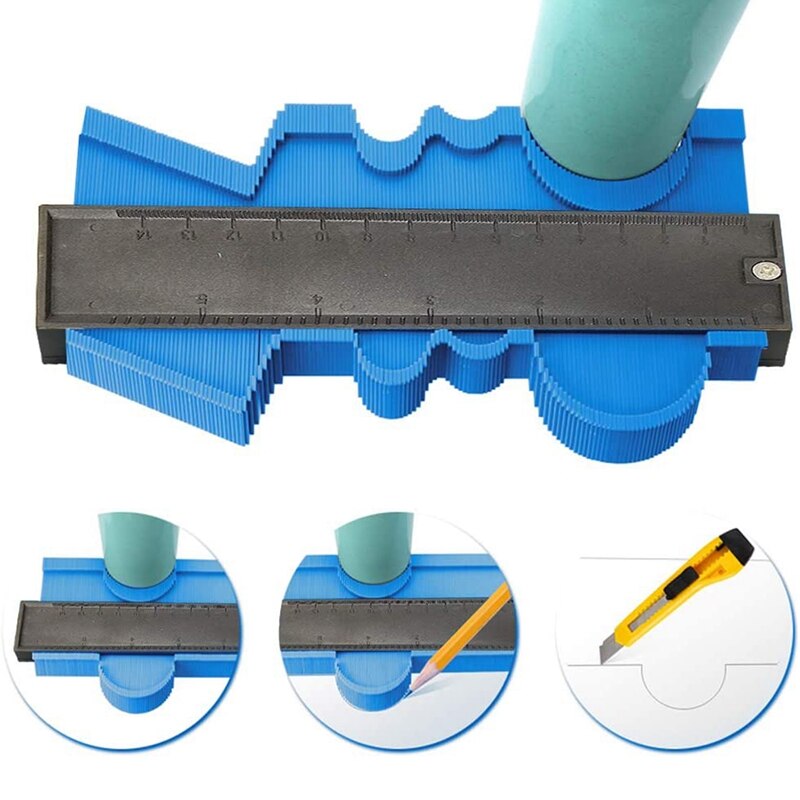 -3 Pcs Plastic Contour Gauge Duplicator 5 Inch 6 I... – Grandado