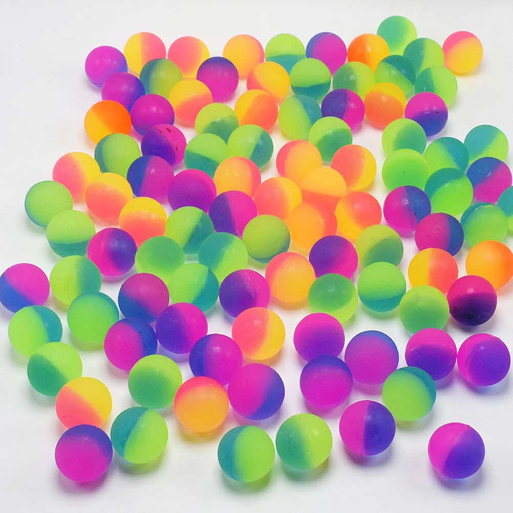 30pcs Bounce Balls Colorful Solid Rubber Bouncy Ba... – Vicedeal