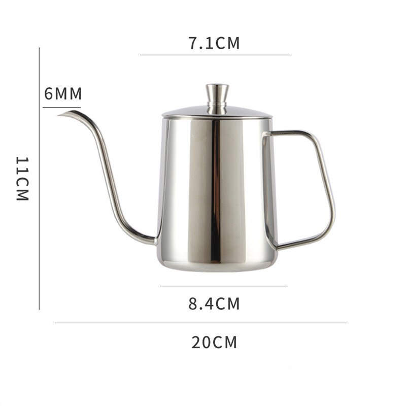 Drip Kettle 350ml 600ml Coffee Tea Pot Non-stick C... – Vicedeal