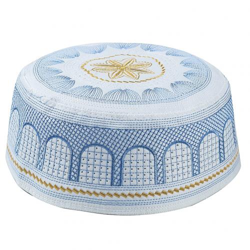 Men Embroidery Muslim Islamic Pray Skull Cap Arabi... – Vicedeal
