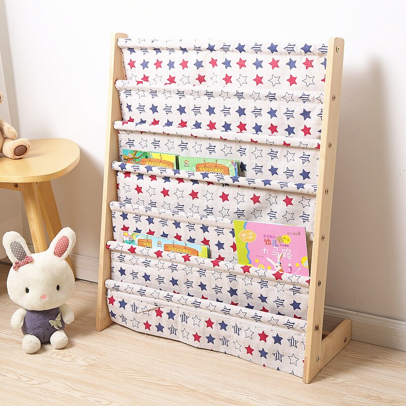 Simple Bookshelf Storage Shelf For Kids Solid Wood... – Grandado