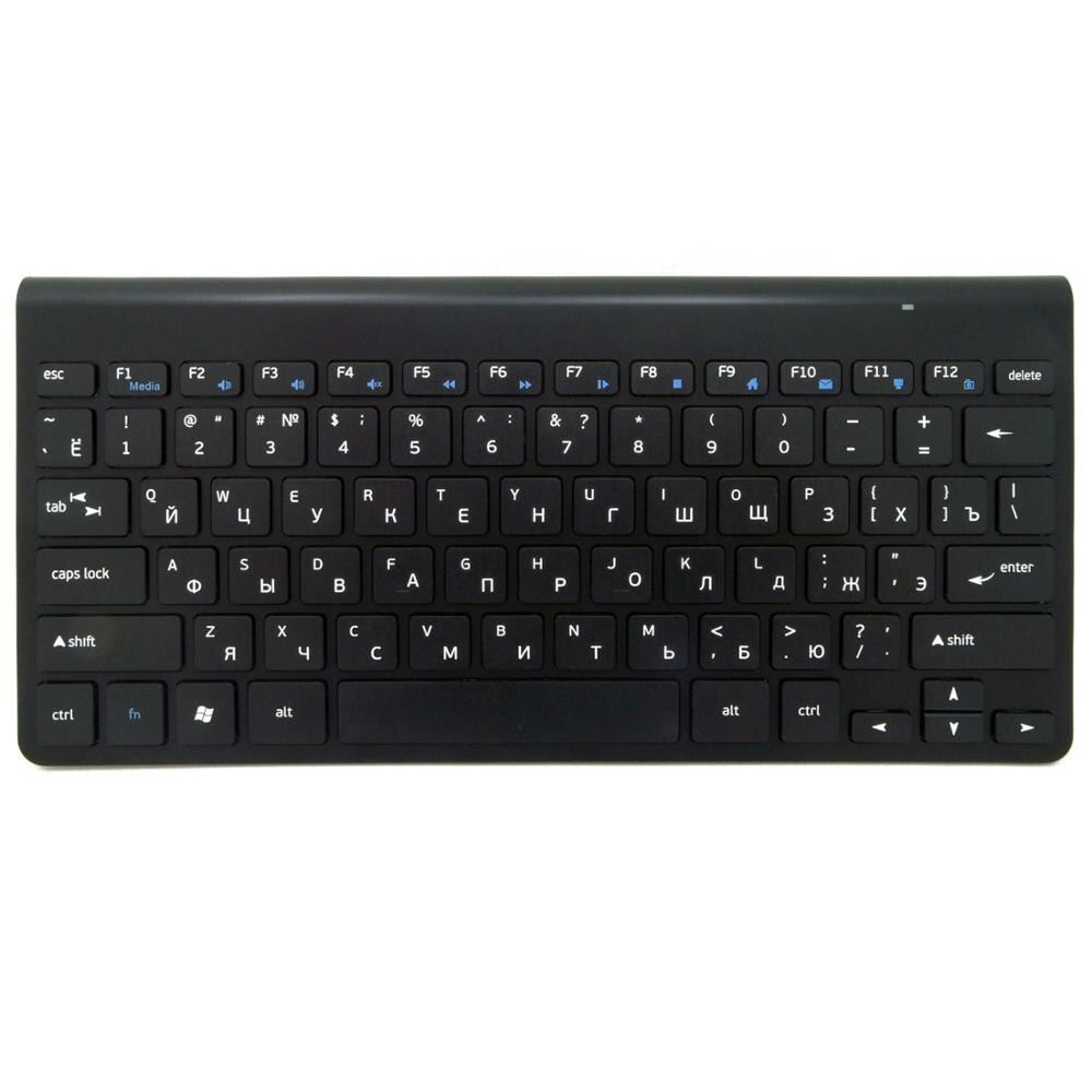 Wireless Ultra thin Russian & English Character Ke... – Grandado