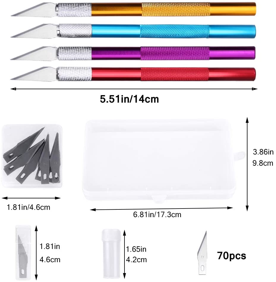 MIUSIE Hobby Messer Bausatz, Präzision Handwerk Me... – Grandado