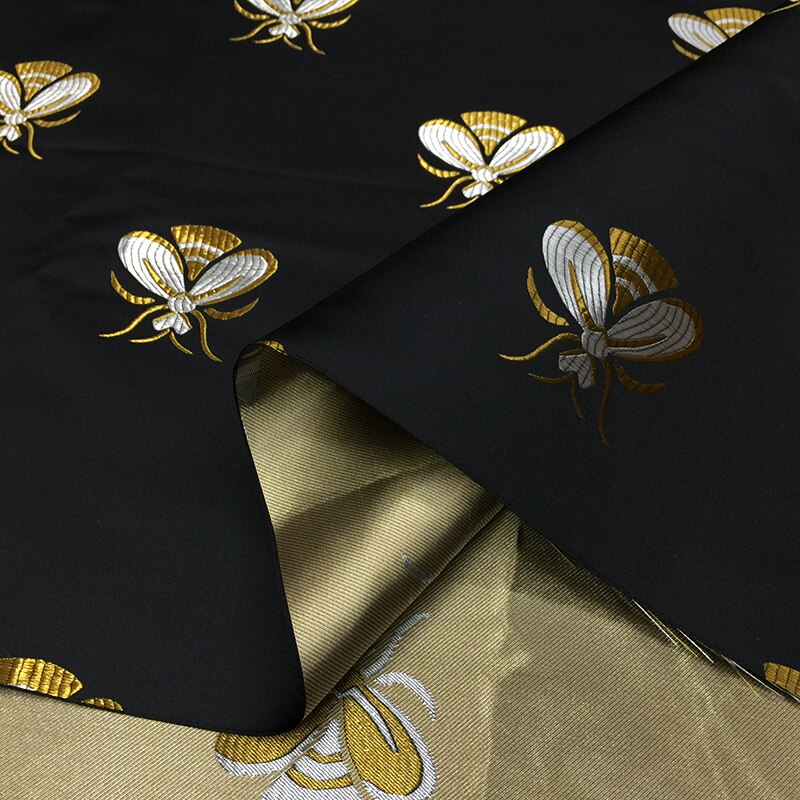 Tejido brocado satinado Jacquard de poliéster con ... – Grandado