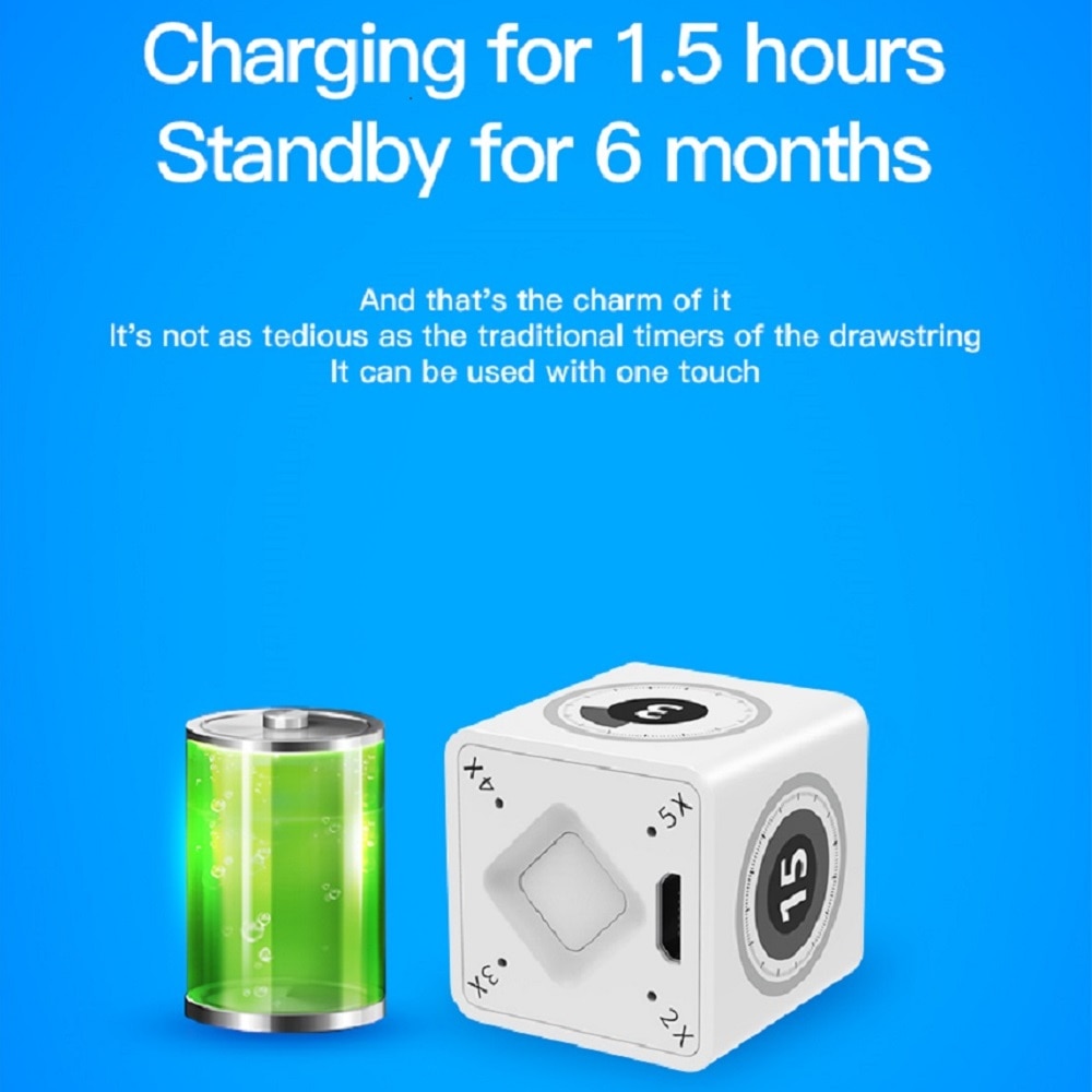 LLANO MINI Gadget USB Timer Small Square Digital L... – Grandado