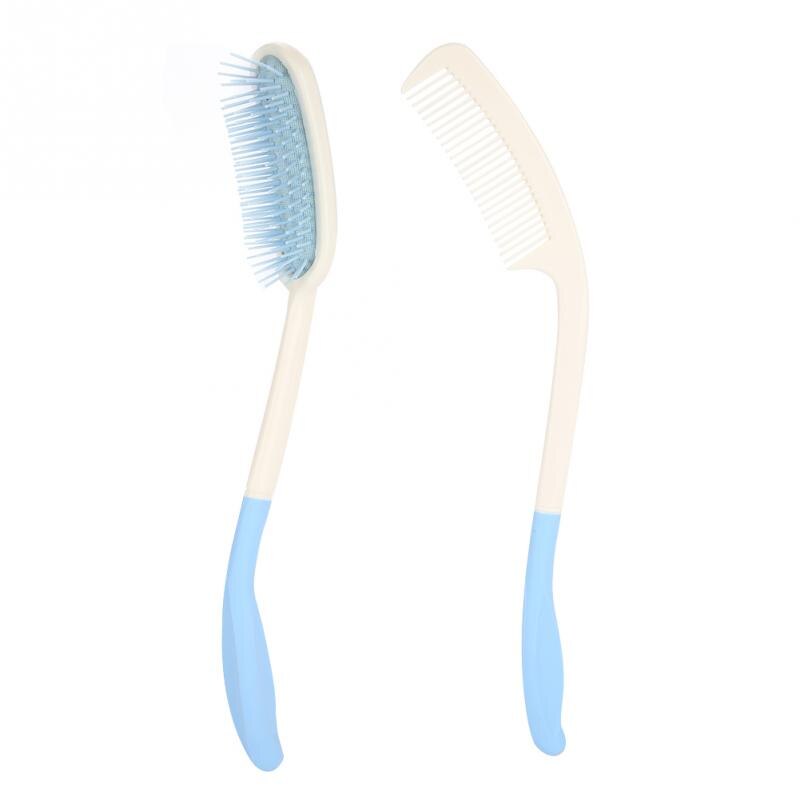 Long Handle Comb and Long Handle Hair Brush Anti-s... – Grandado