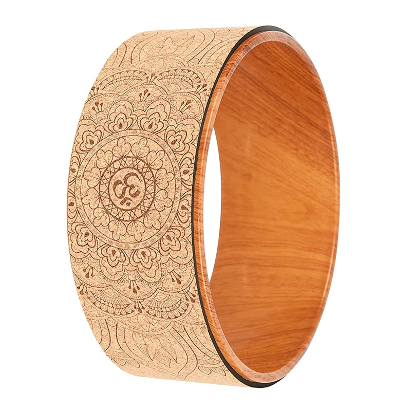 Yoga Wheel Back Wheel Yoga Roller Cork Yoga Wheel ... – Grandado