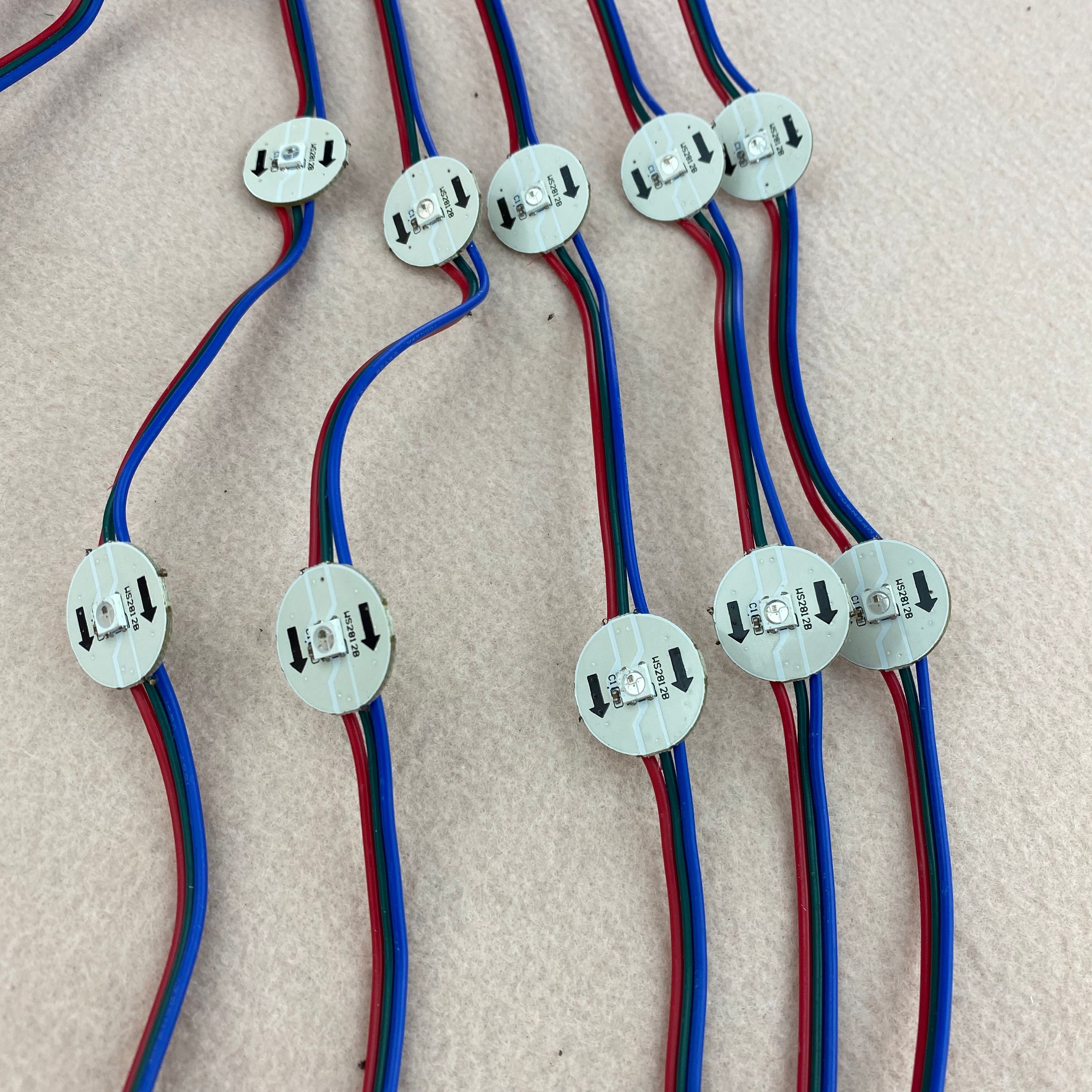 WS2812B DC5V 22Mm Diameter Ronde Pixel Licht, DC5V... – Vicedeal