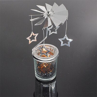 Rotary Spinning Tealight Candle Metal Tea Light Ho... – Vicedeal