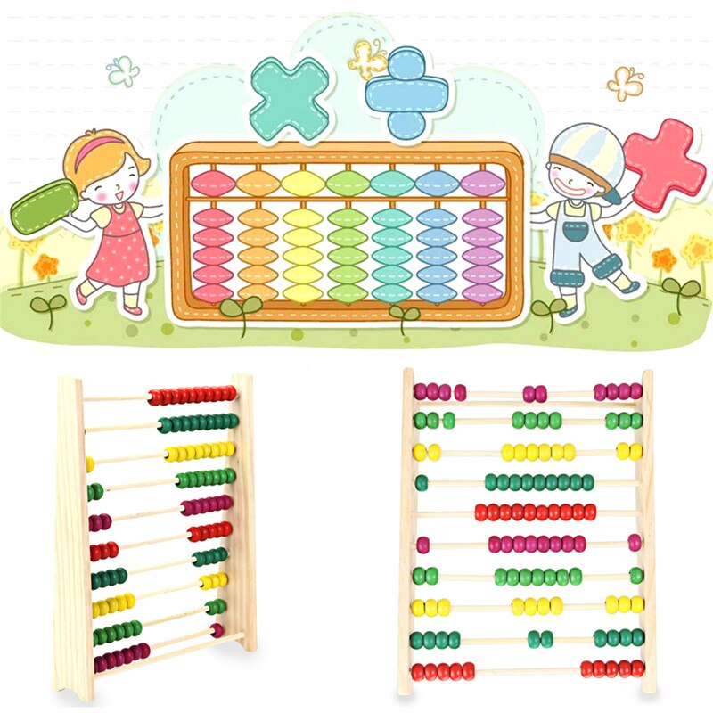 Wooden Abacus Toy Children Counting Number Multi-c... – Vicedeal