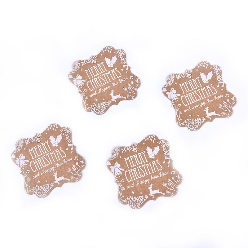 50PCS Christmas Kraft Paper Tags DIY Handmade/Than... – Grandado